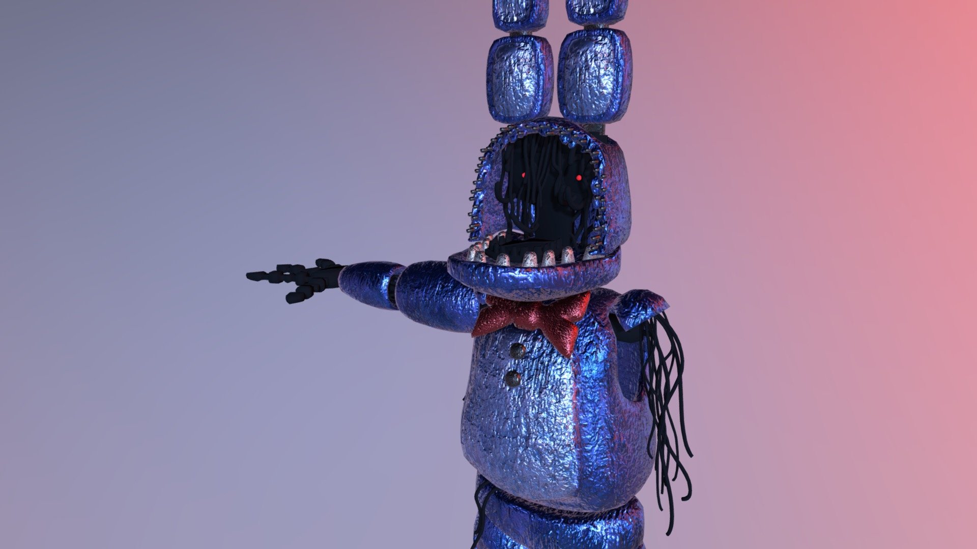 withered-bonnie v2 - Download Free 3D model by 🩸Bloodmc🩸 (@Fazbearcool ...
