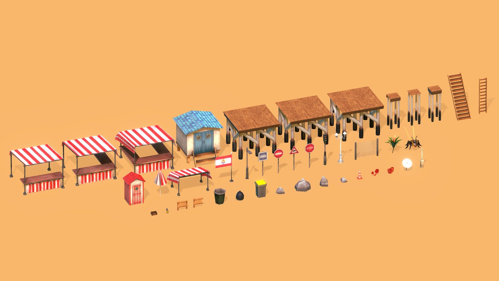Line Up - 3D model by Maïlys Hainaut (@mayartfully) [ad0565a] - Sketchfab