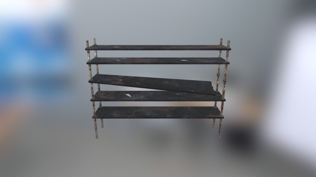 Old shelf - 3D model by luisgustavops [ad05e93] - Sketchfab