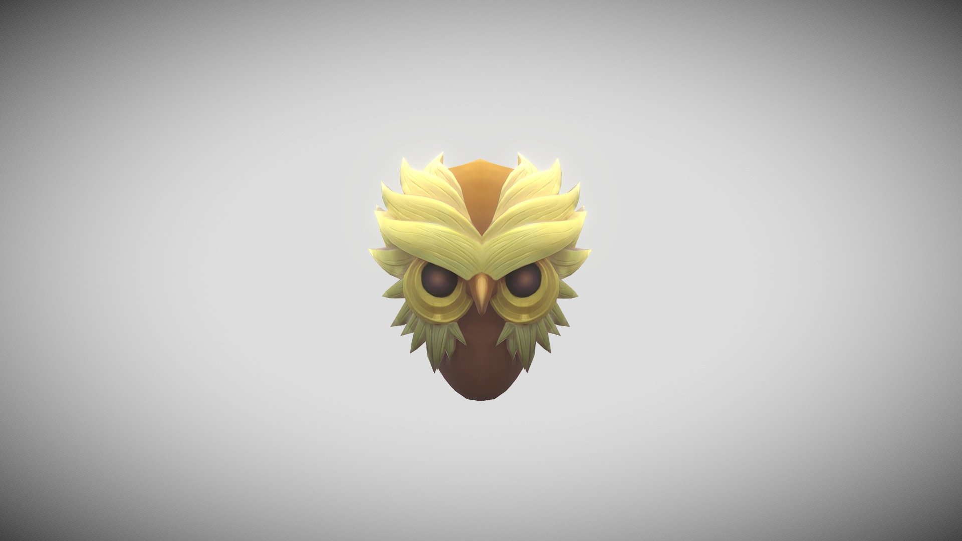 Stylized handpainted mask - Game Ready - 3D model by Uljianov [ad067f3 ...