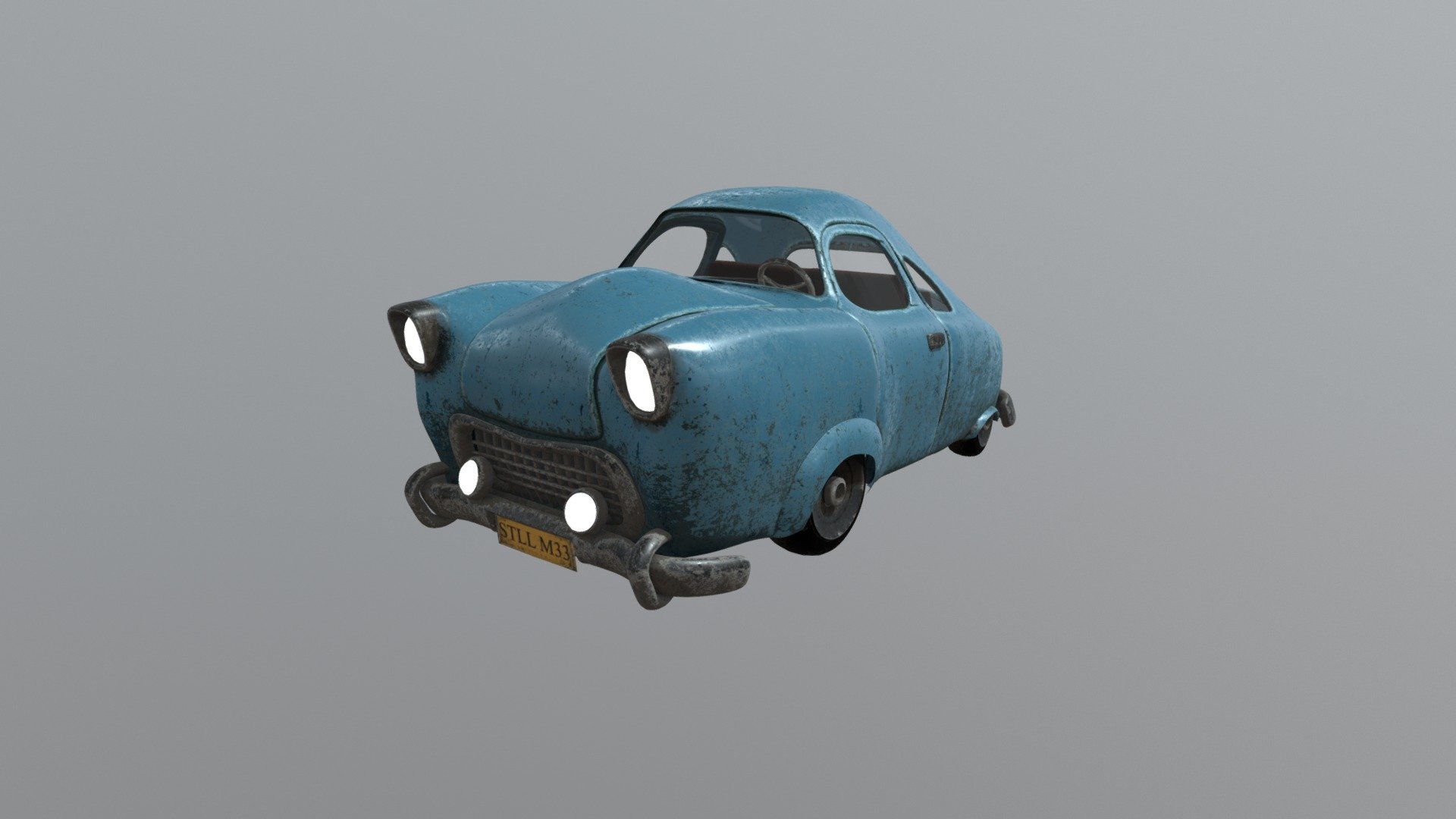Stylized Car Model - 3D model by Lauren Davidson (@laurensarahanimator ...