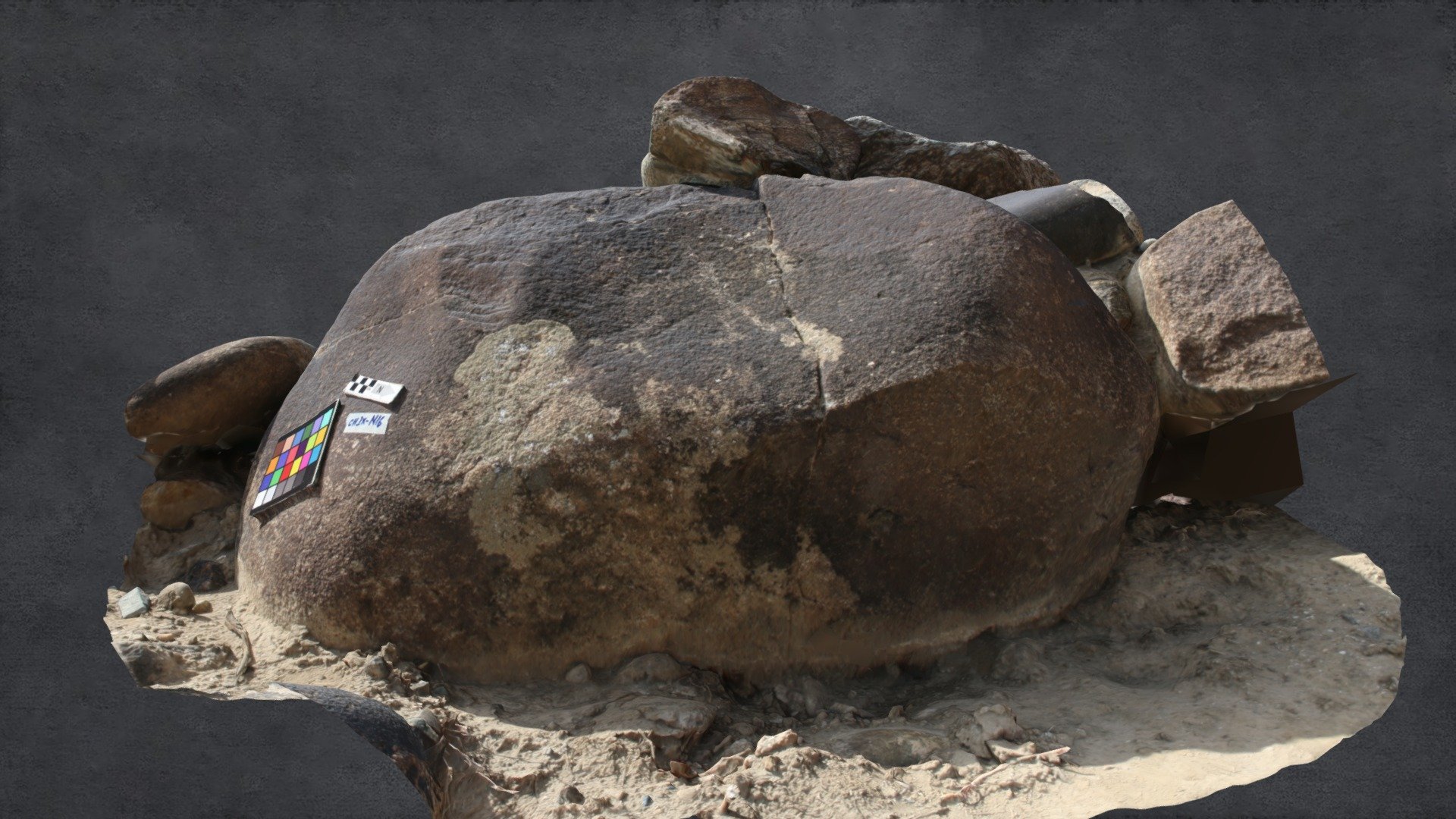 Rock Carving at Chilas-IX (Rock N16) - 3D model by cvlablums [ad08b0d ...