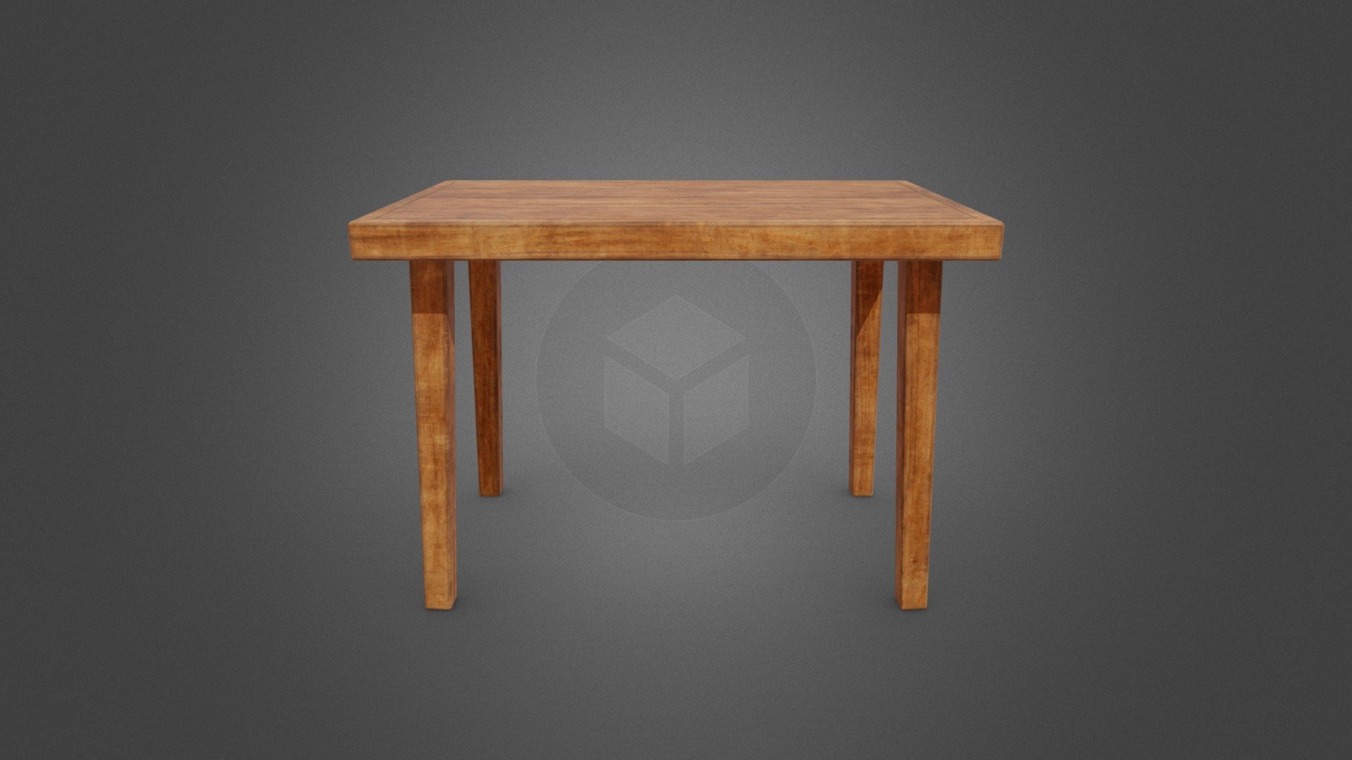 WoodTable - Download Free 3D model by MorisonDesign (@TWPIC) [ad09519] - Sketchfab
