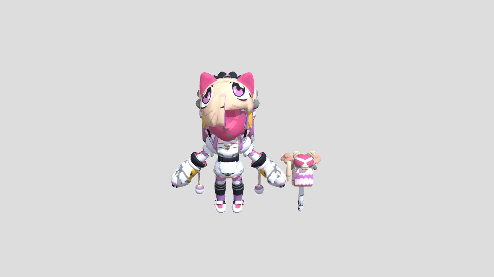 Pinku-pawlette-colette-brawl-stars - 3D model by Xd ...