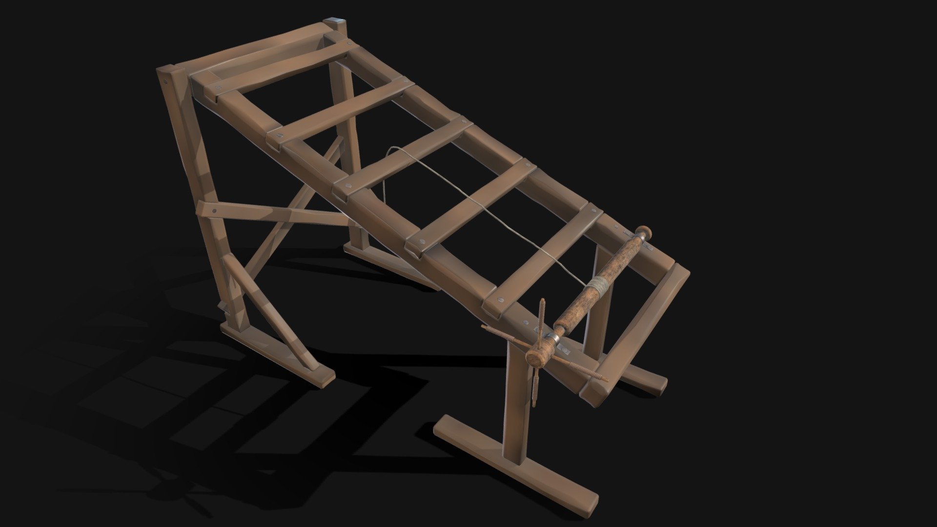 Medieval Rack Torture Device - Buy Royalty Free 3D model by Clockwork ...
