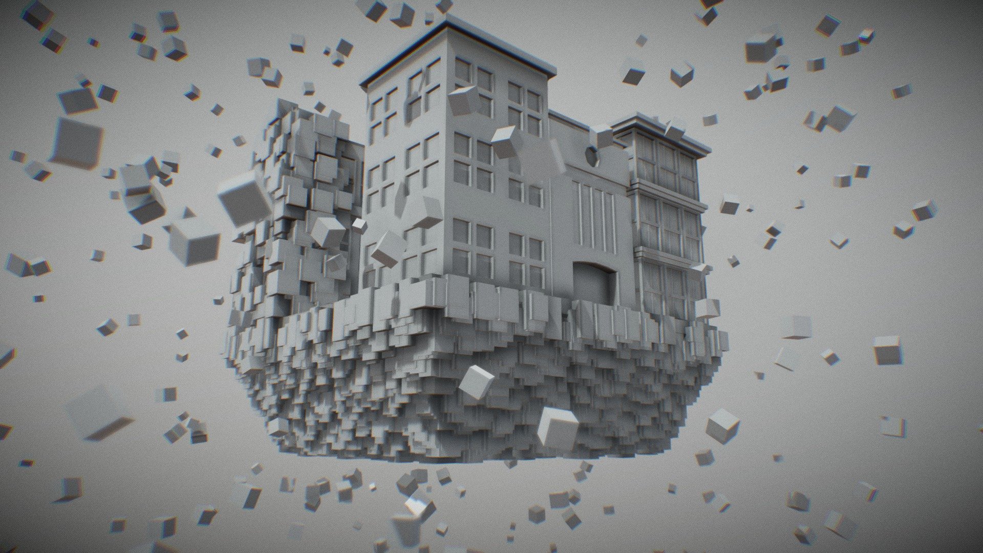 The Copied City - NieR: Automata Fan Art - 3D model by Avery Kukla ...
