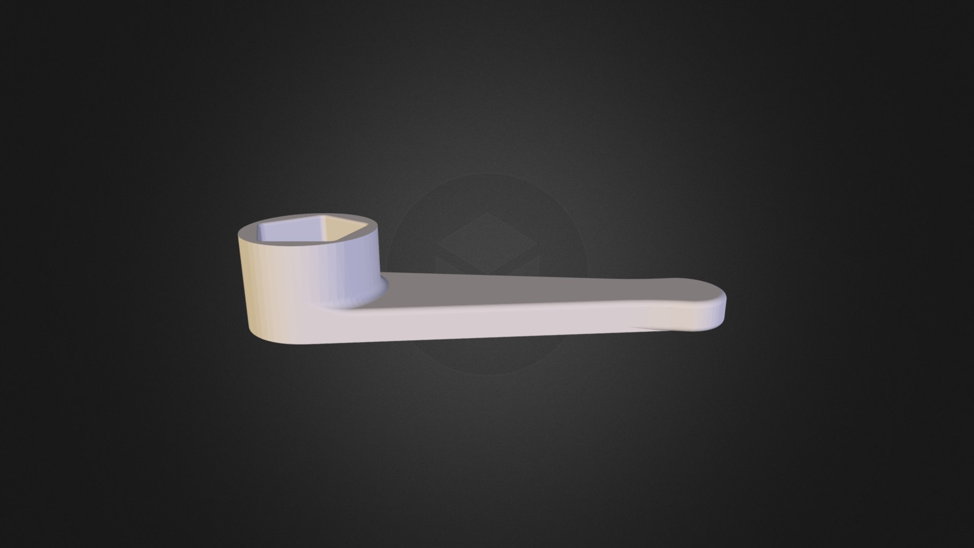 Water Meter Wrench, for a 5 sided fastener - 3D model by 3dindustries ...