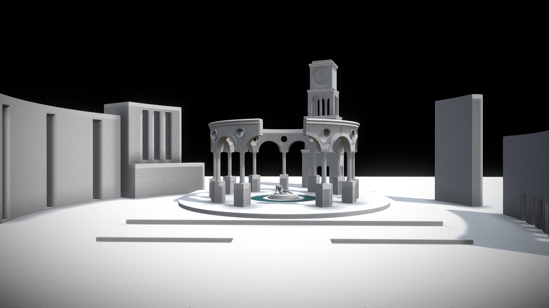 Roman Garden Pavilion - 3D model by NJWarin (@N.J.Warin) [ad0c698 ...