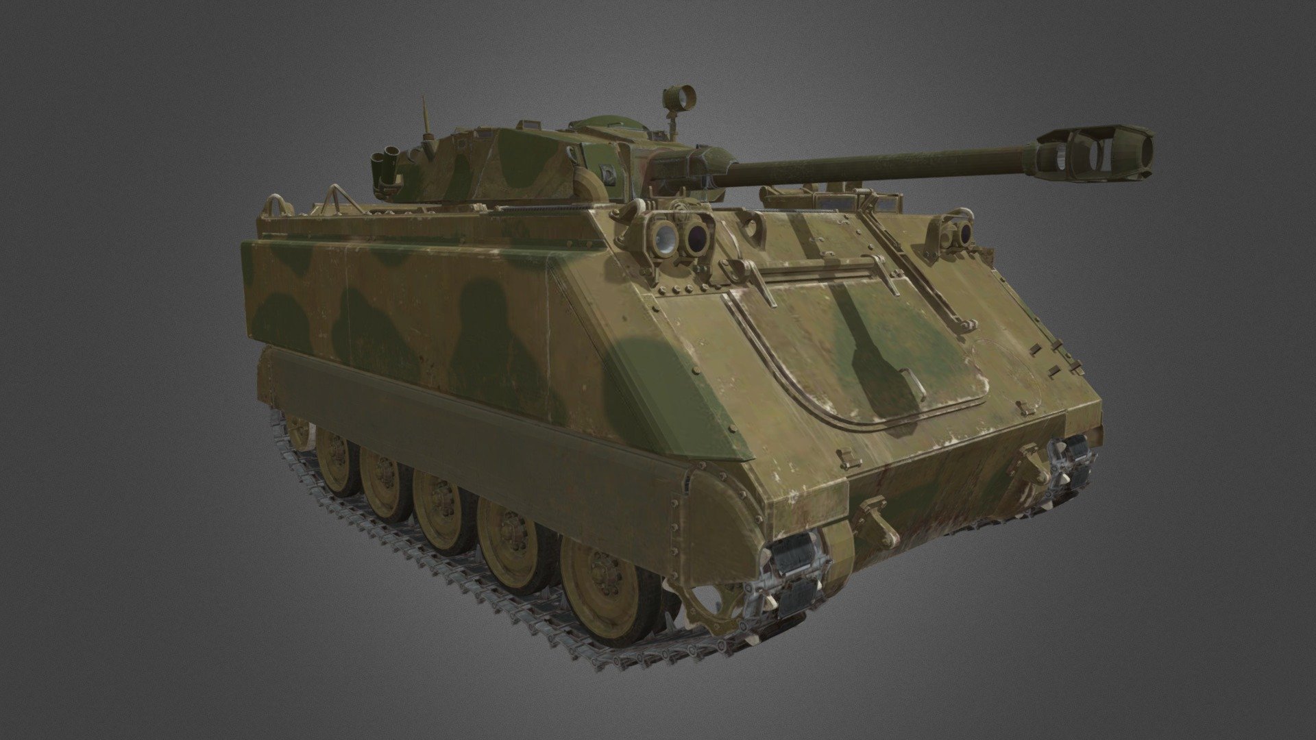 Libyan M113 AML-90 Hybrid - Download Free 3D model by Artg556 [ad0cd15 ...