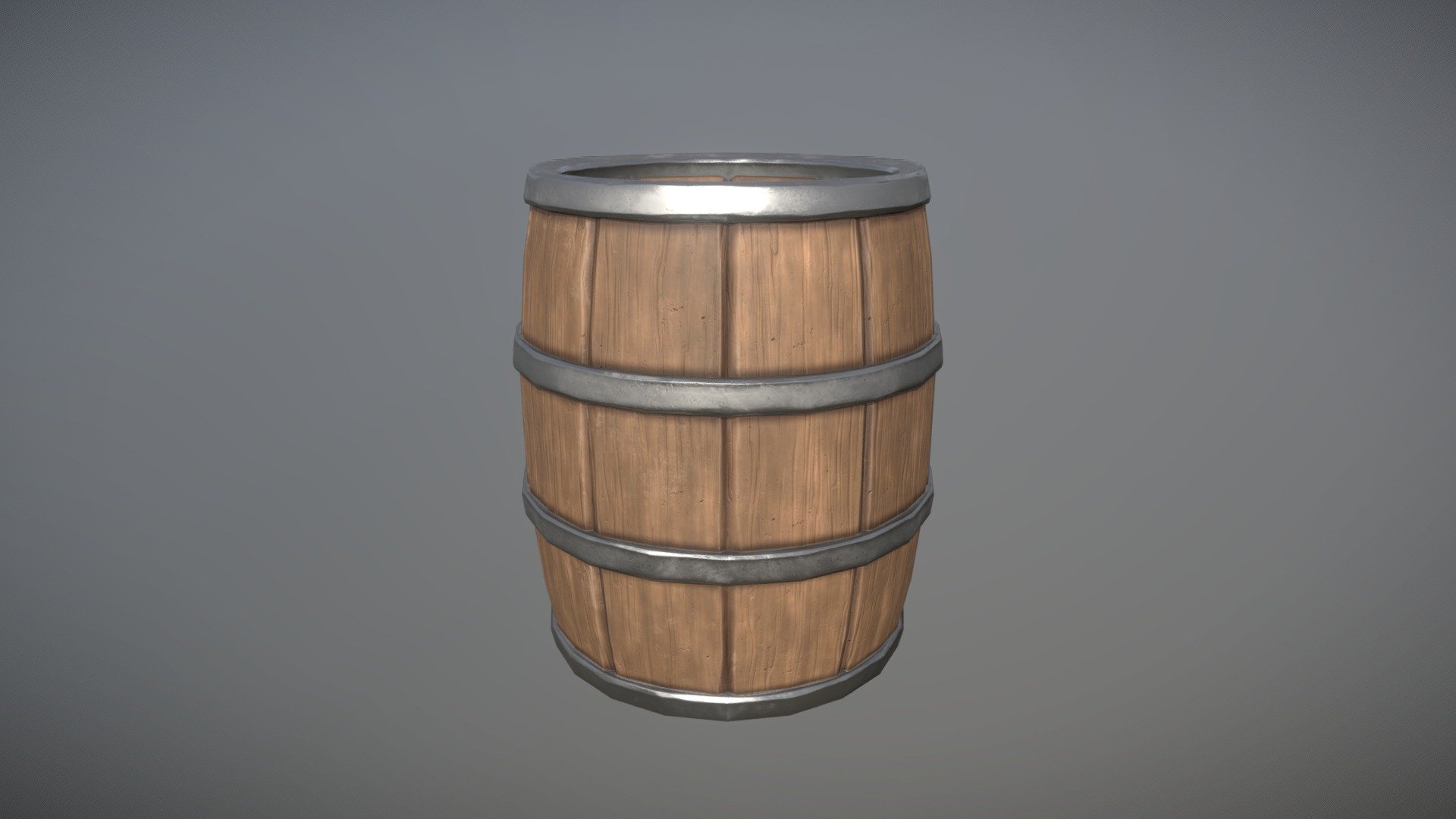 Wooden Barrel - Buy Royalty Free 3D model by captainapoc [ad0d135 ...