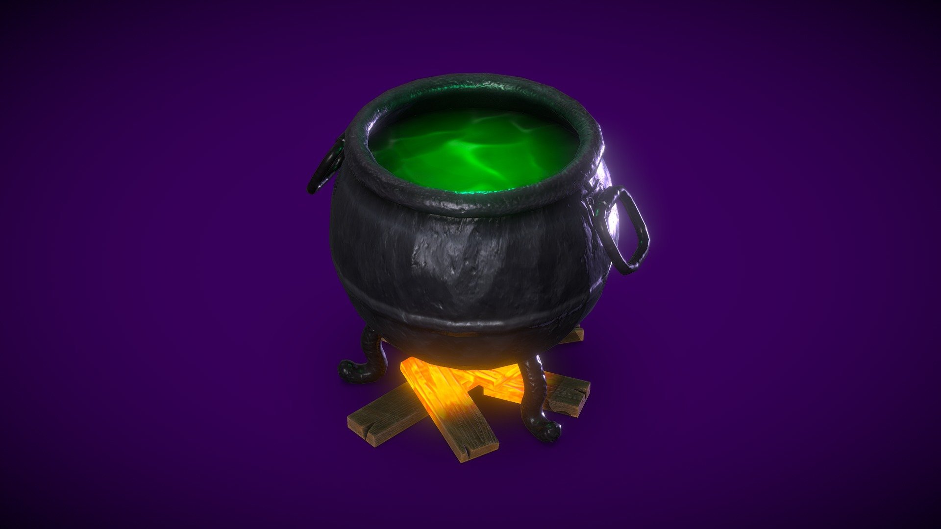 Witches' Cauldron - Buy Royalty Free 3D model by efrenfreeze [ad0e839 ...