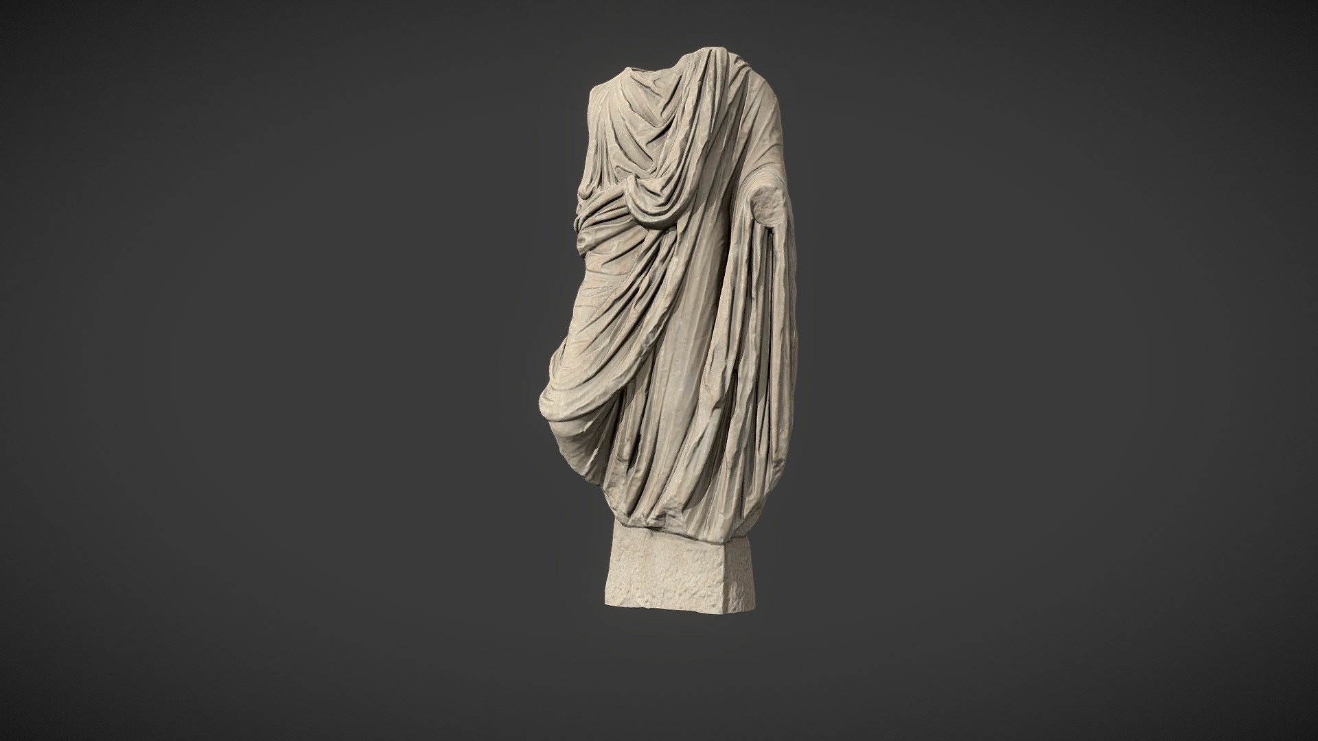 Estátua de togado | Togatus statue - 3D model by Museu Nacional de ...
