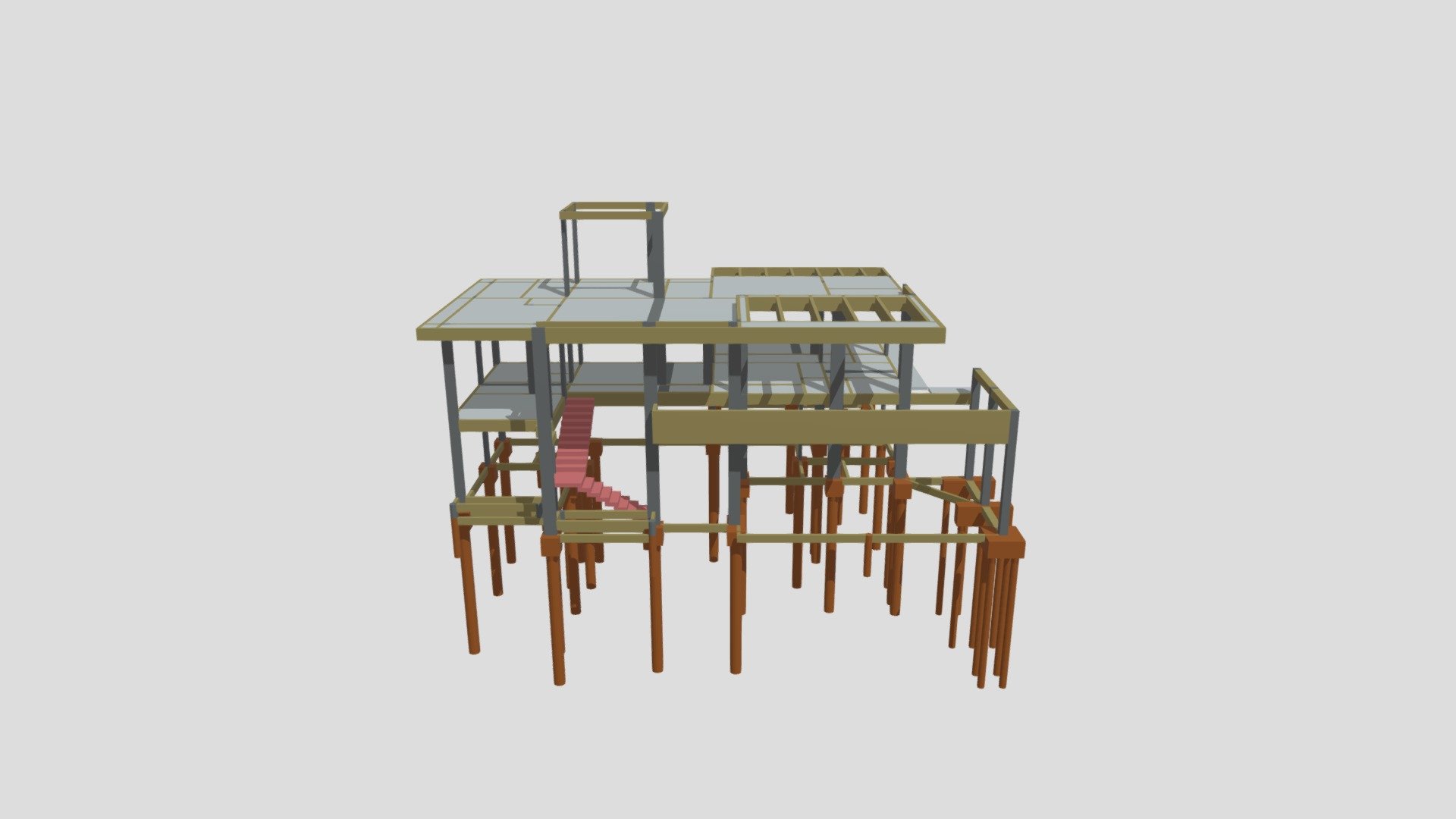 Projeto Estrutural Juliane de Moraes - 3D model by Pedro.Staudt ...
