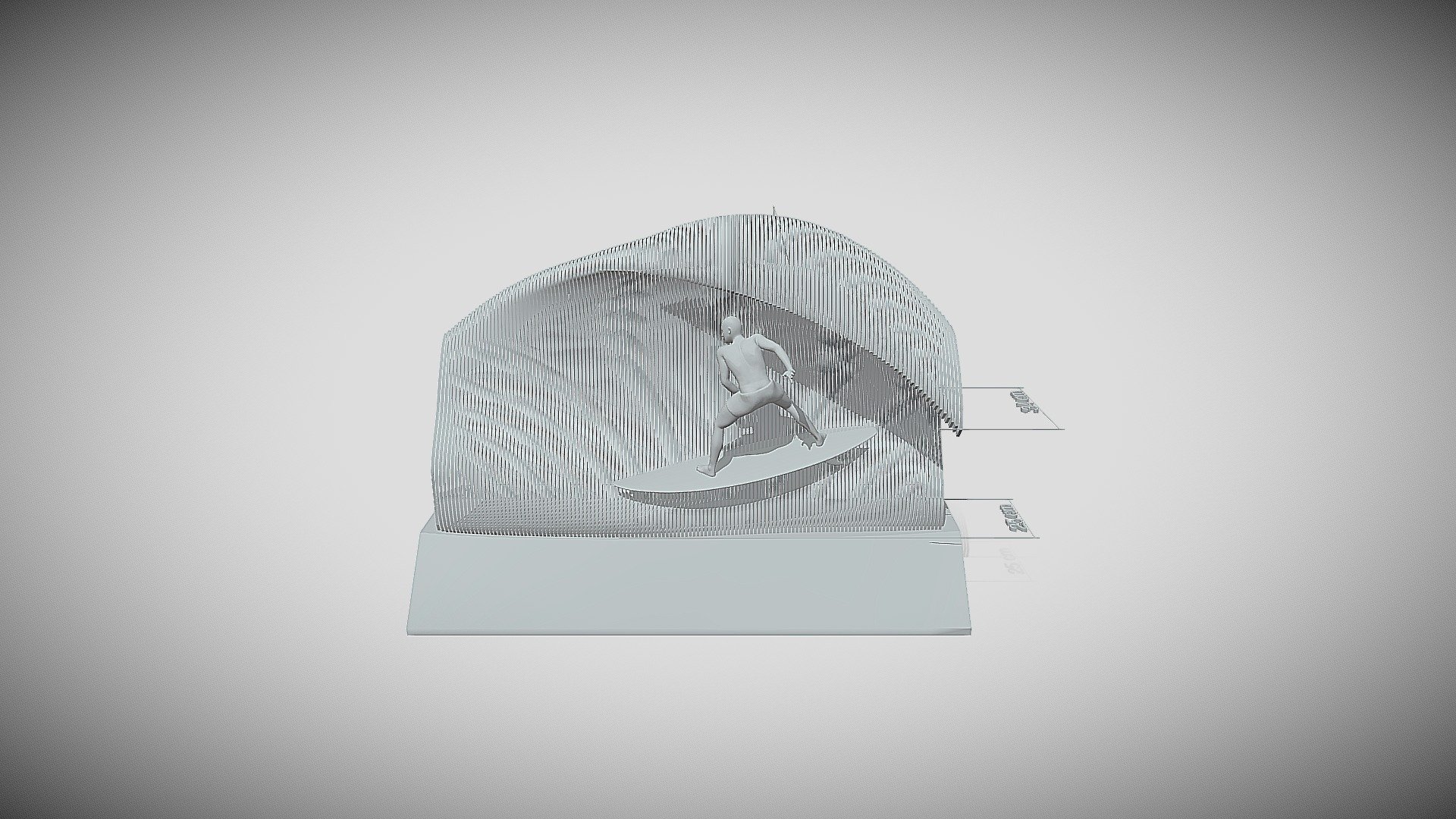 glass wave barrel - 3D model by ernestsvitins [ad106d6] - Sketchfab