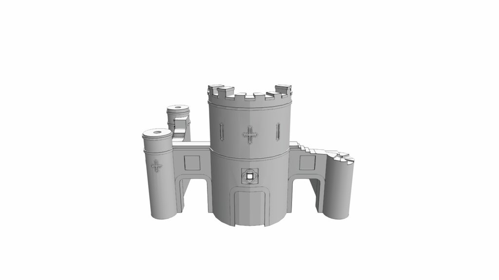 Sham Castle - 3D model by Grace Harvey (@grceharvey) [ad12598] - Sketchfab