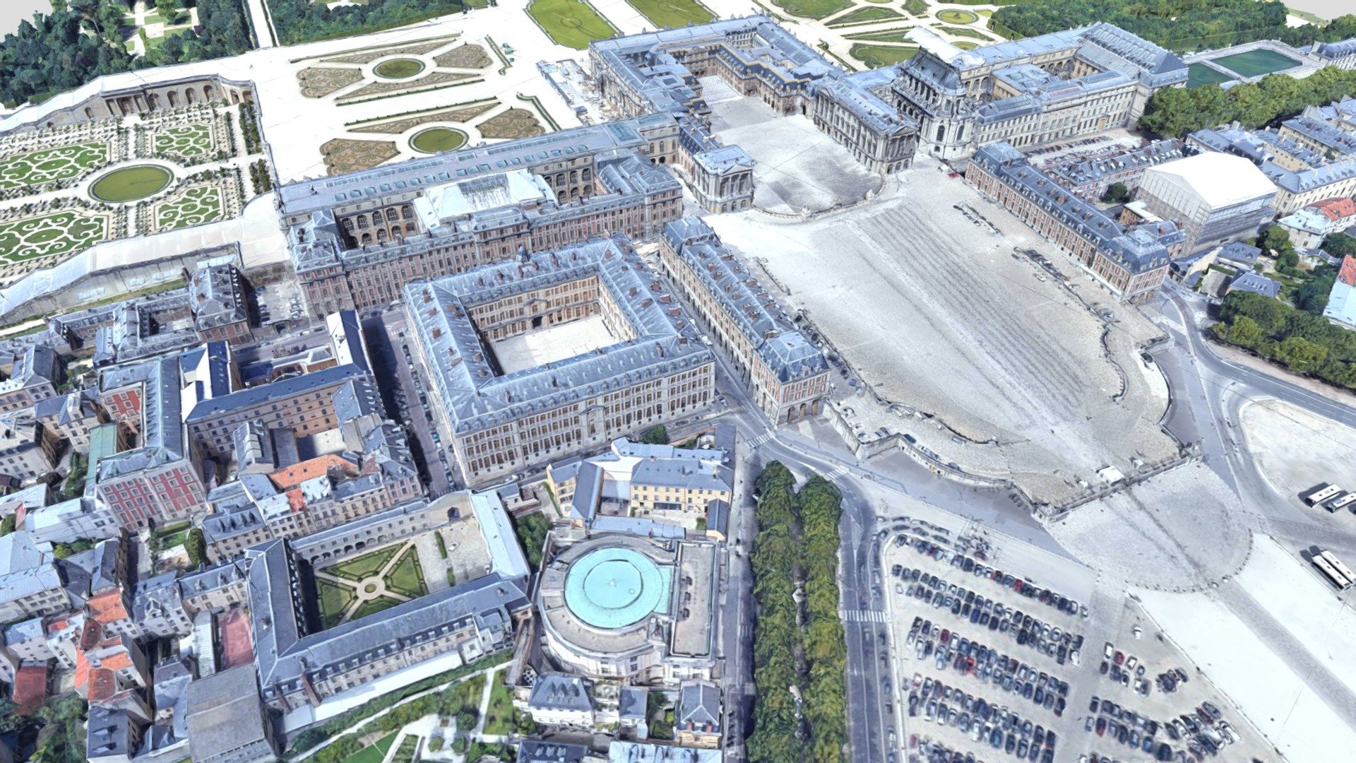 Palace of Versailles - Download Free 3D model by PeeJaa [ad12df2 ...