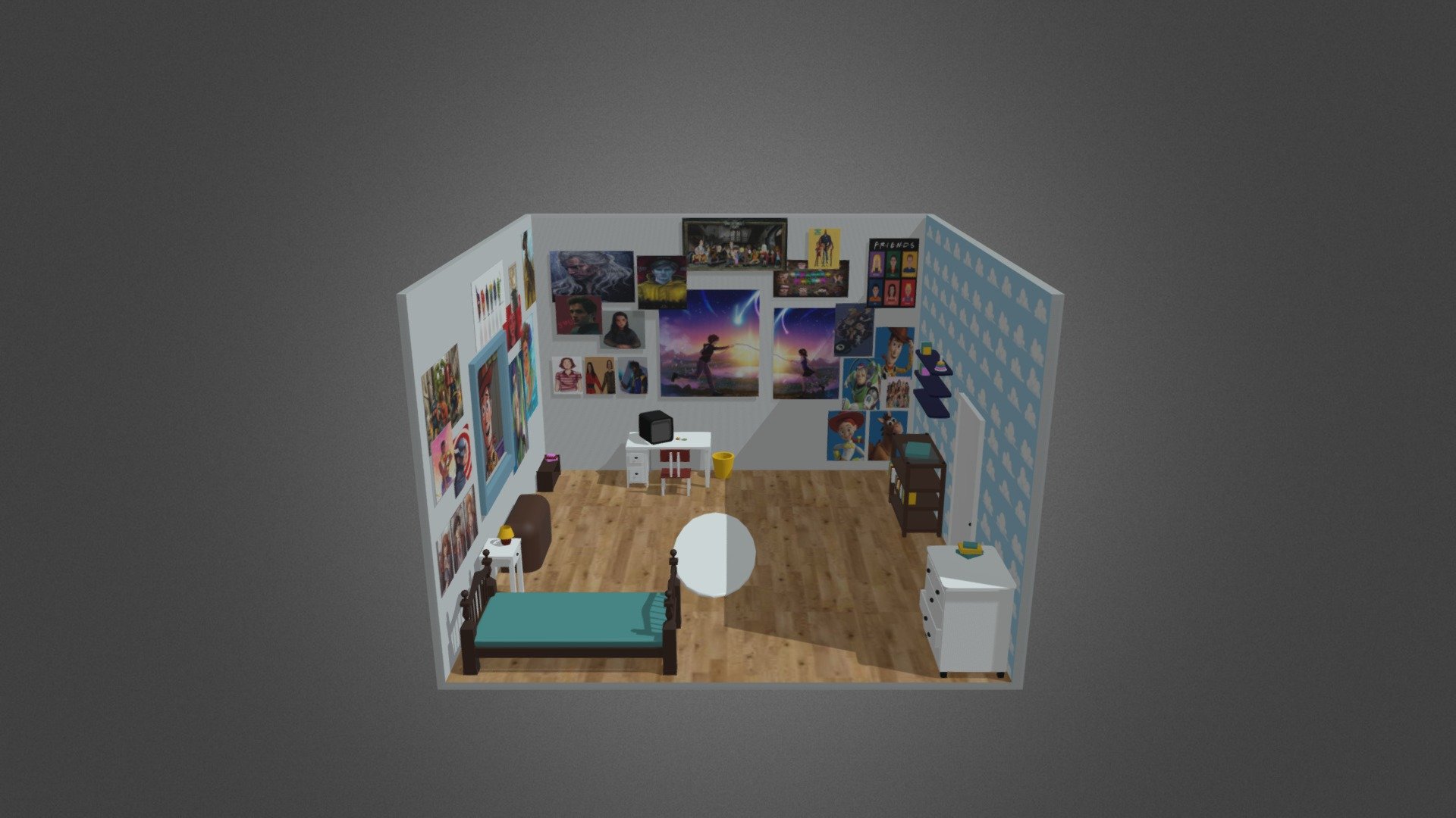 QUARTO - Download Free 3D model by vickpaz [ad15b59] - Sketchfab