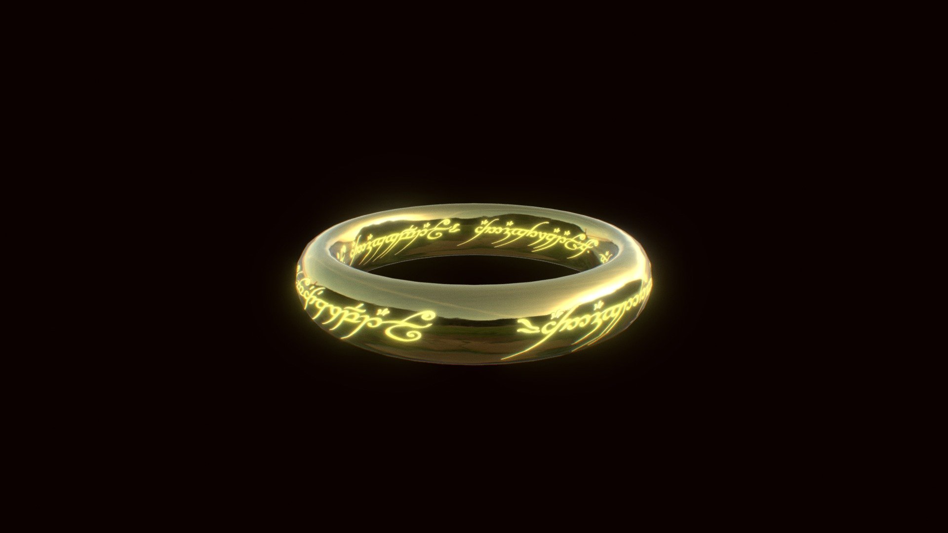 The One Ring - Class exercise - 3D model by MrFifi [ad16441] - Sketchfab