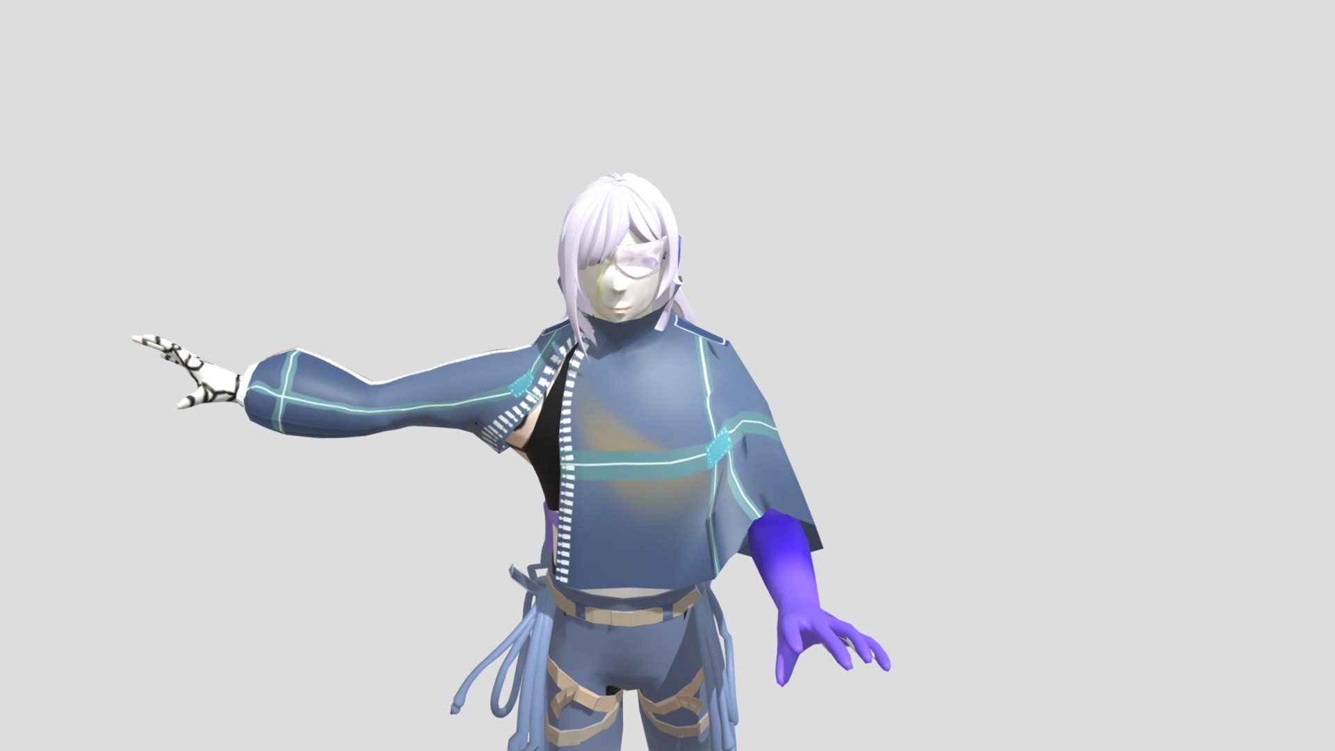 Ash the AI Robot - 3D model by Shiroku11944463 [ad16cbb] - Sketchfab