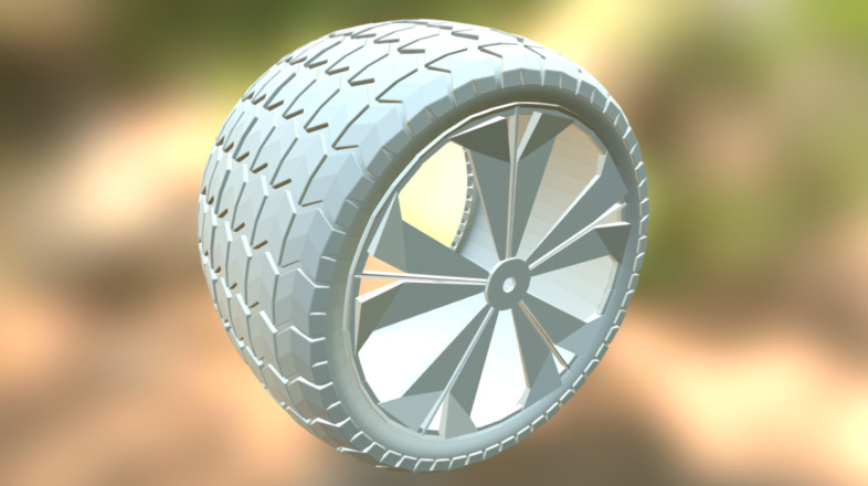 Wheel - 3D model by blackbag [ad19c01] - Sketchfab