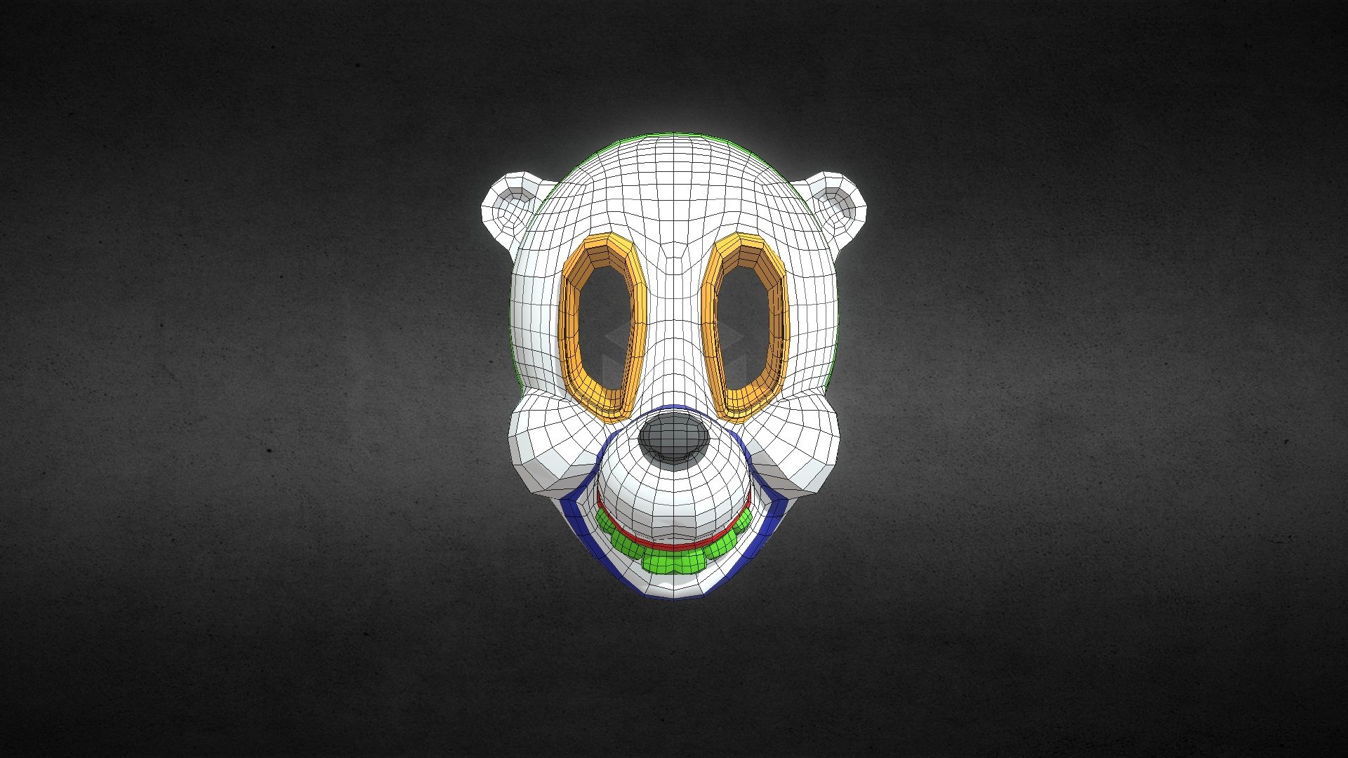 Mask topology - 3D model by Katesketchs (@Khuete) [ad19e4b] - Sketchfab