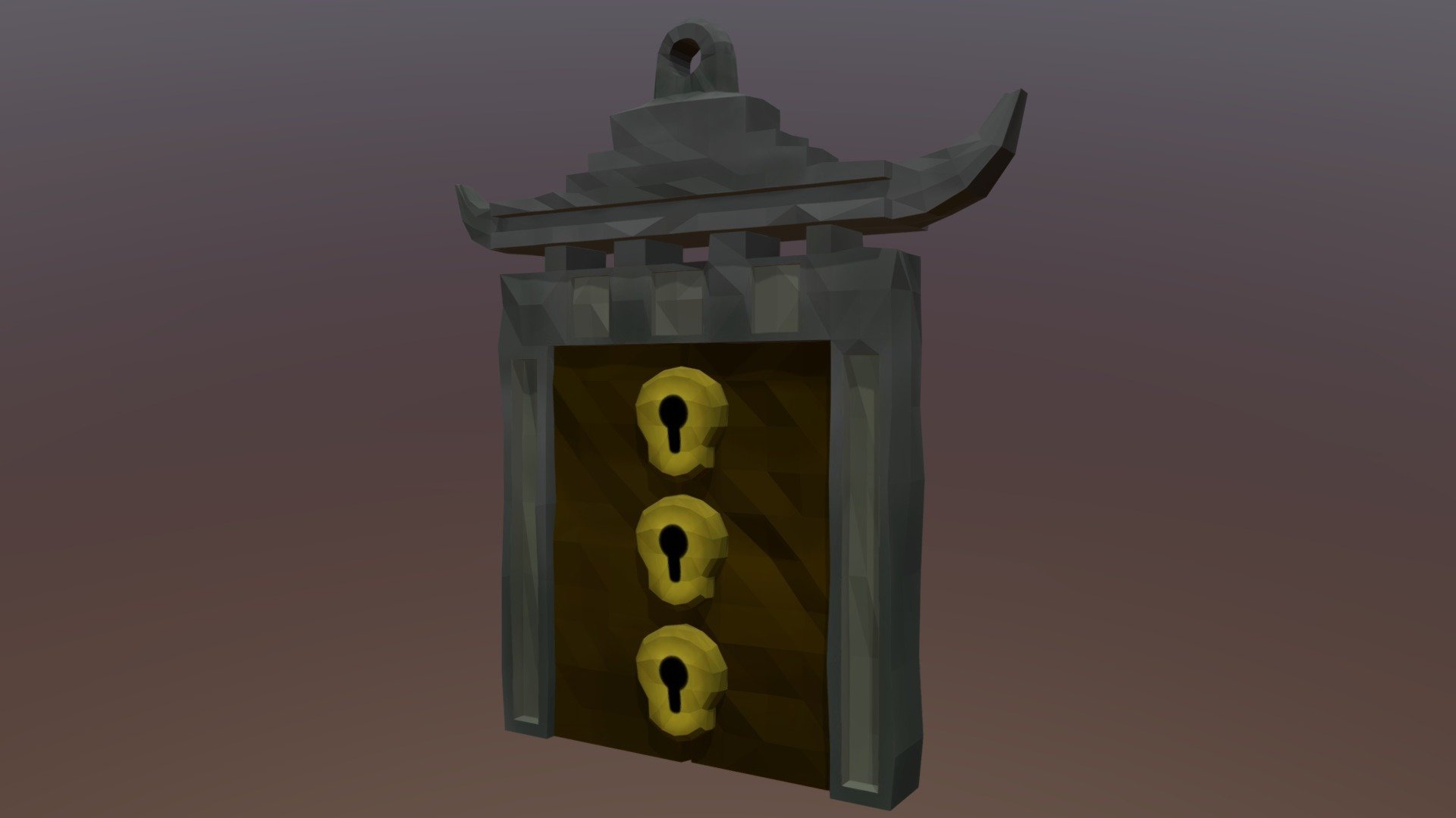 Ancient Gate - 3D model by TheWazzin [ad1b739] - Sketchfab
