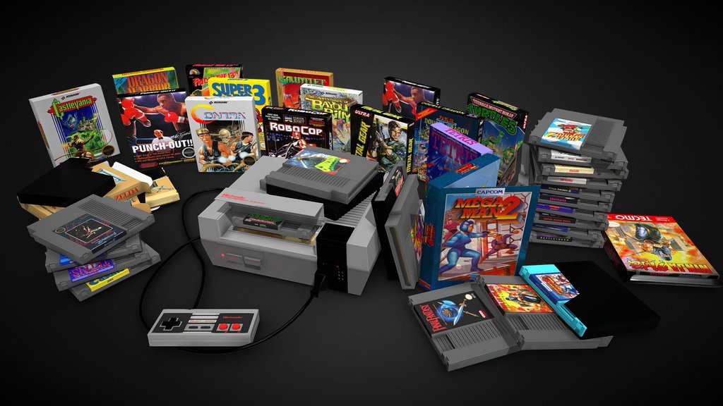 Retro Consoles - A 3D model collection by Bart (@bartv) - Sketchfab