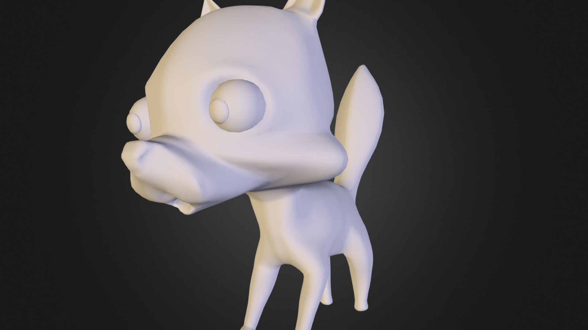 Cartoon Fox - 3D model by crb [ad1bc44] - Sketchfab