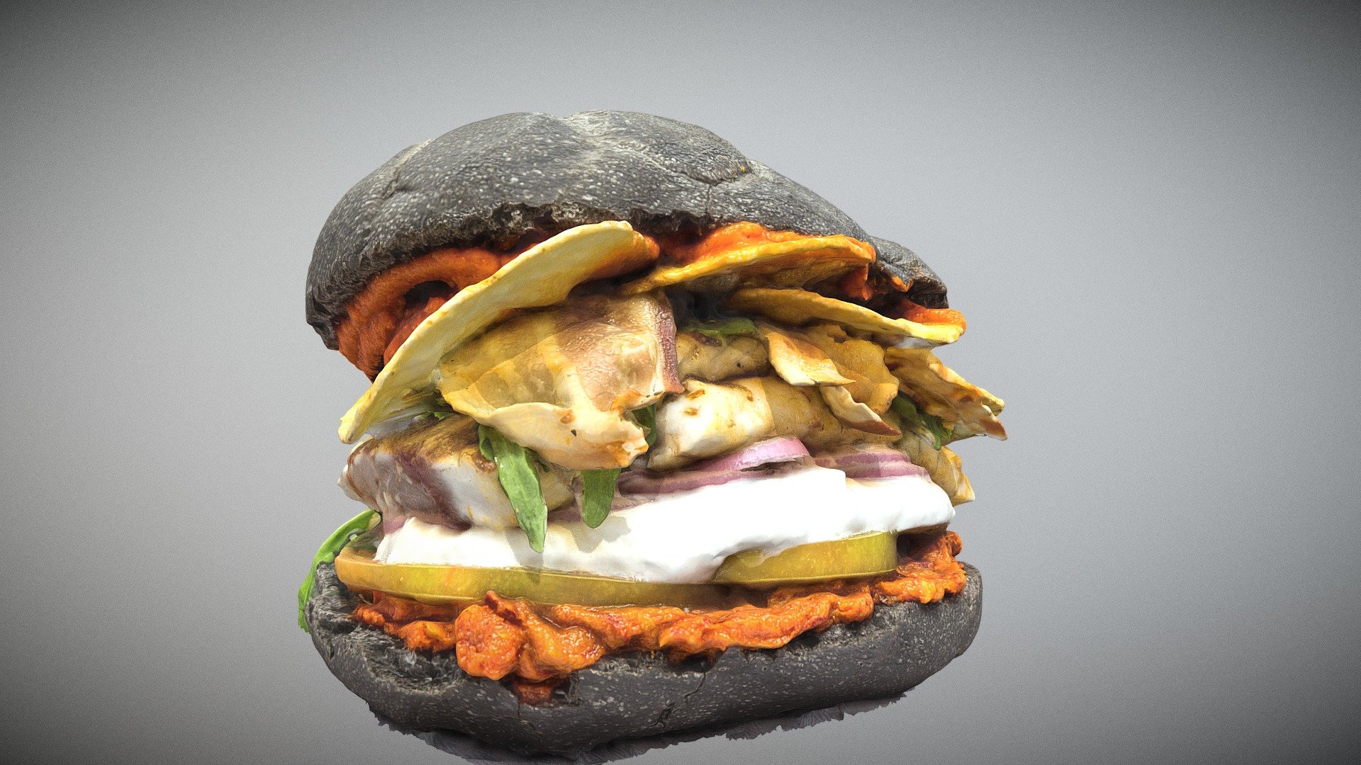 Vitale Valentino, fish sandwich - 3D model by Vitale Valentino ...