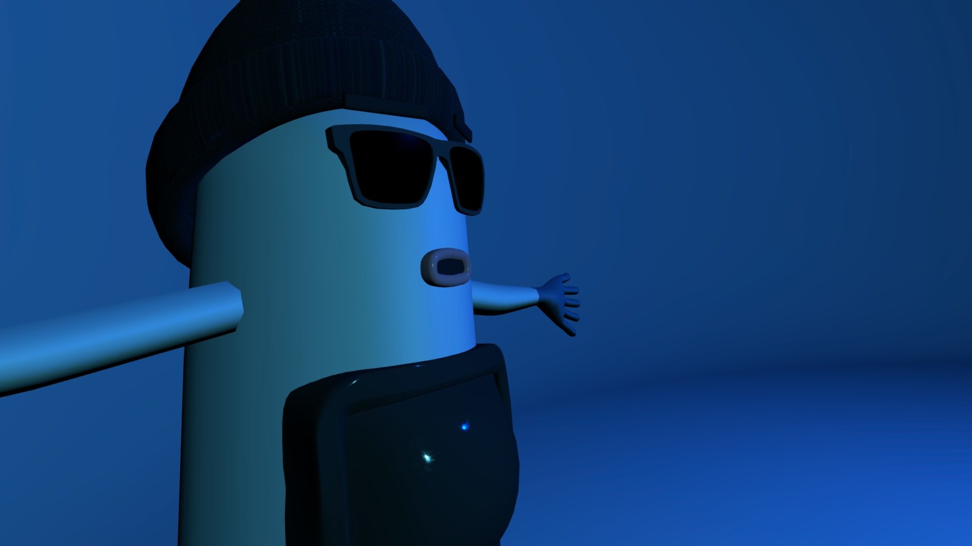 ghost with tv(rigged) - Download Free 3D model by Mostafa Ebrahim ...