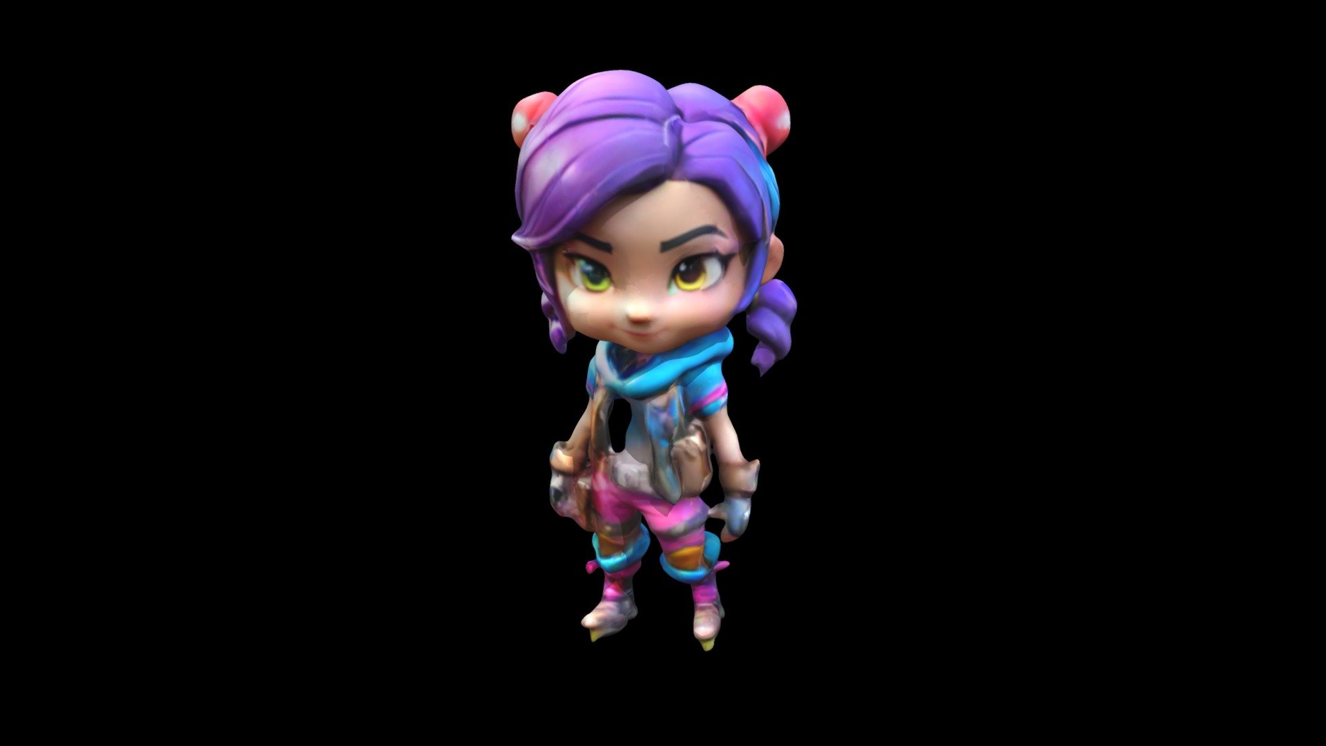 "Crossing paths with Chibi from Plants vs. Zombi - Download Free 3D ...
