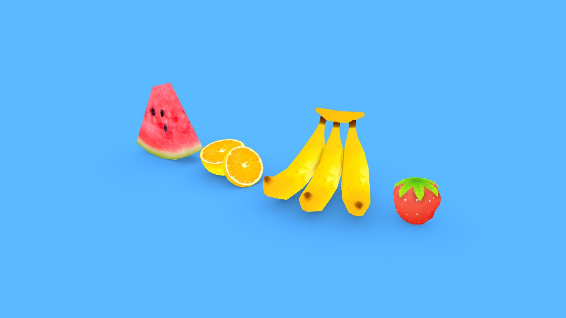 Stylized Fruits - Download Free 3D model by adamaysils [ad21c86 ...