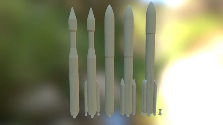 WIP - ULA Vulcan - Untextured - 3D model by liquidhype [ad22436 ...