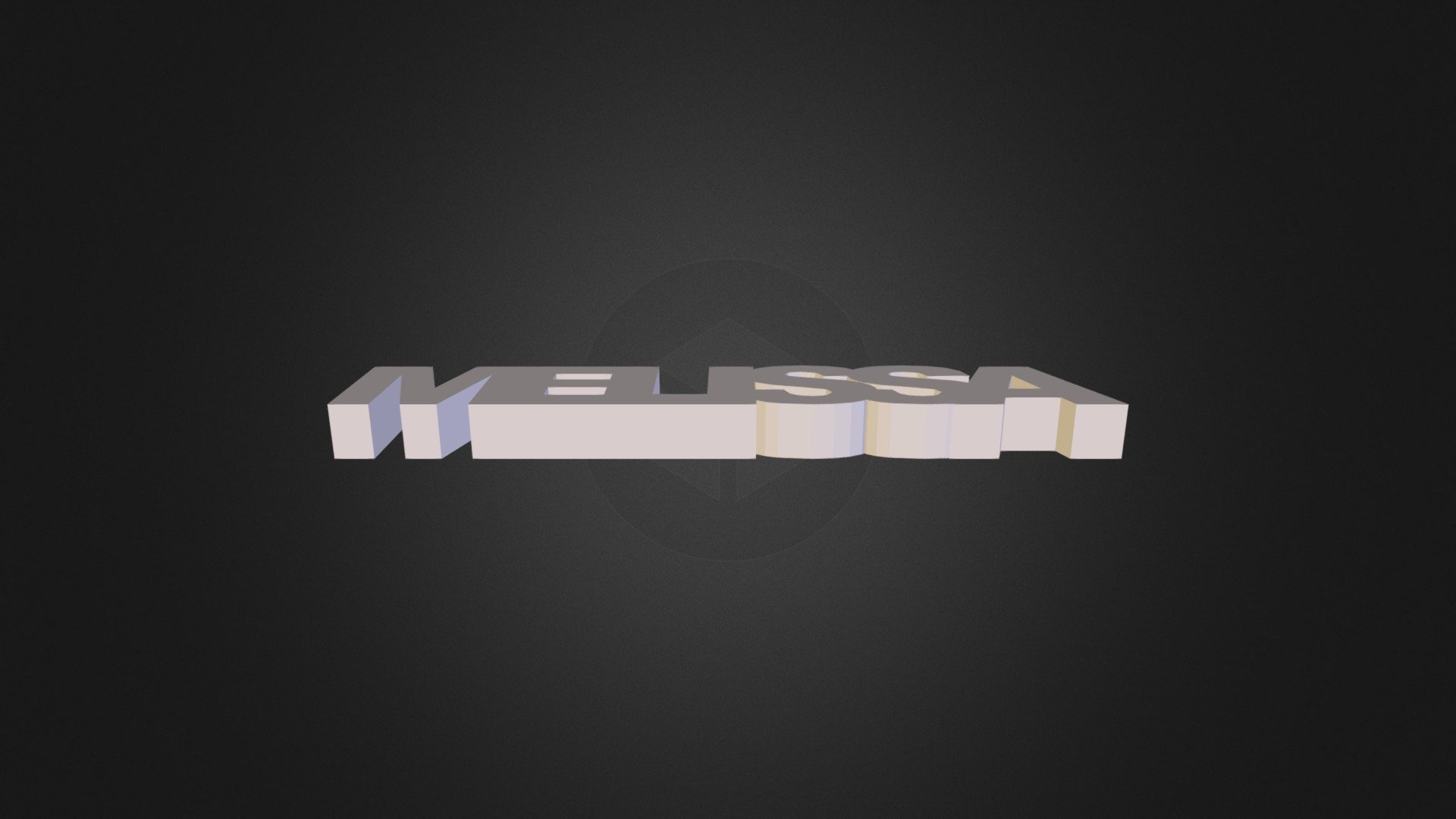 Keychain Melissa - 3D model by 3dindustries [ad22a43] - Sketchfab