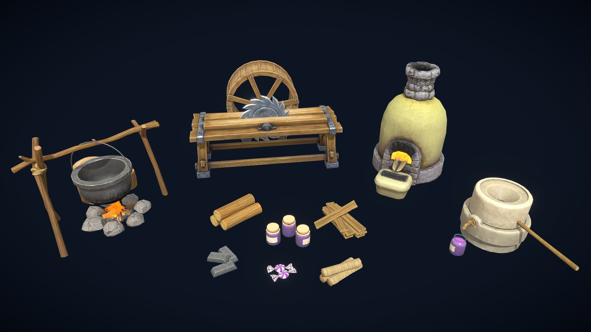 Pimp Game Studio Models Pack - 3D model by driko [ad23380] - Sketchfab