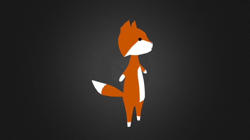 Silly lowpoly Fox - 3D model by sodapop.exe [ad243a1] - Sketchfab