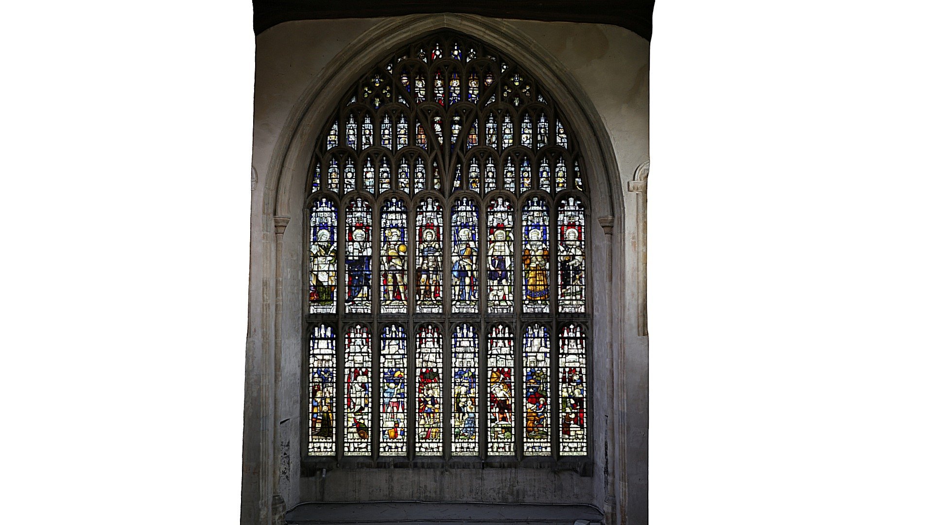 Great West Window c.1500 with 1883 glass* - 3D model by Rochester ...
