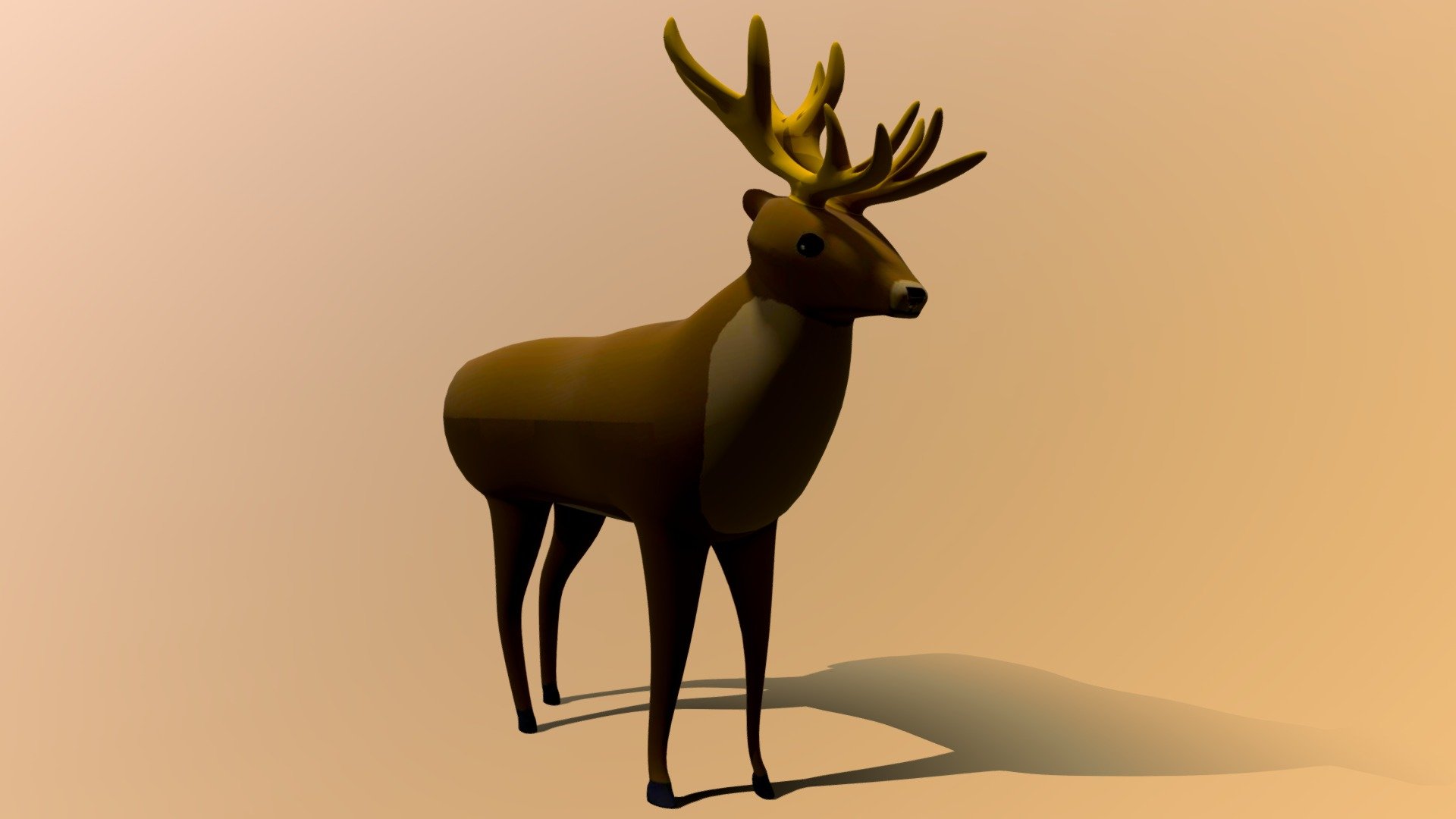 Reindeer - 3D model by Walpe (@WarrennLopezPerez) [ad261f6] - Sketchfab