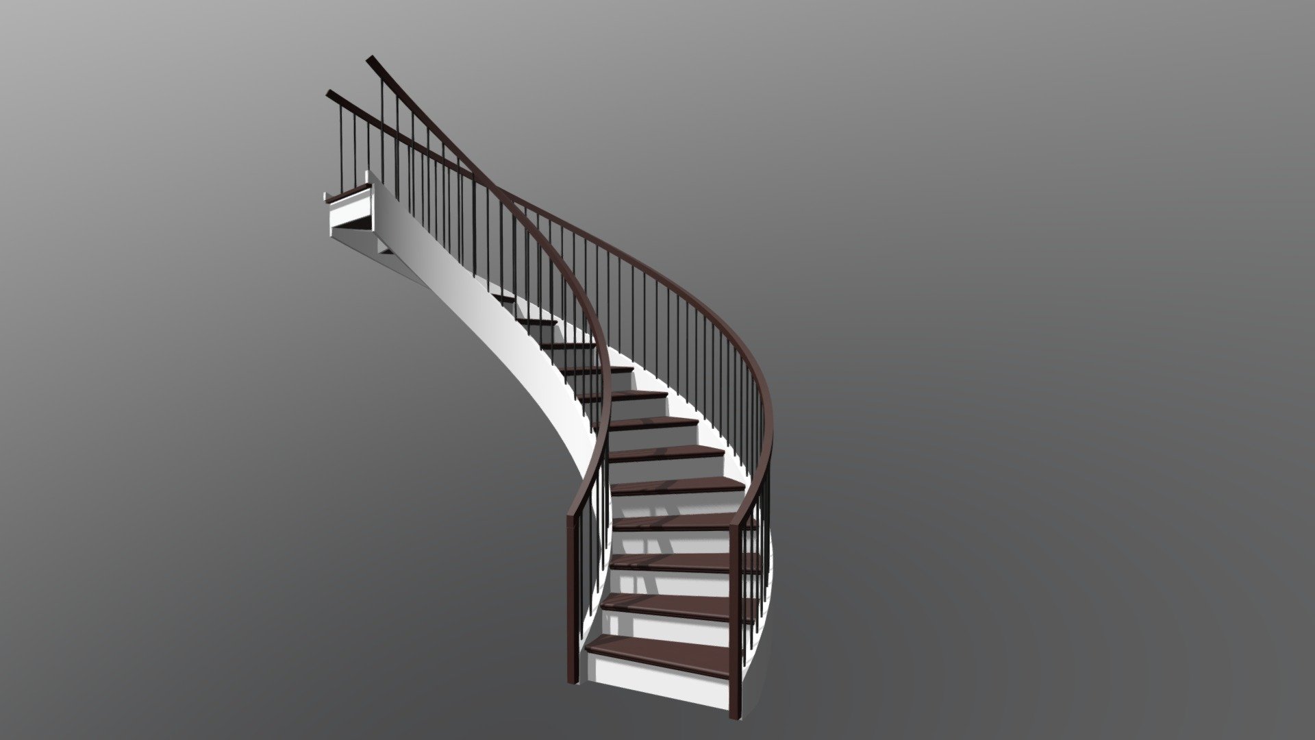 Curved sample B - 3D model by designedstairs [ad26472] - Sketchfab