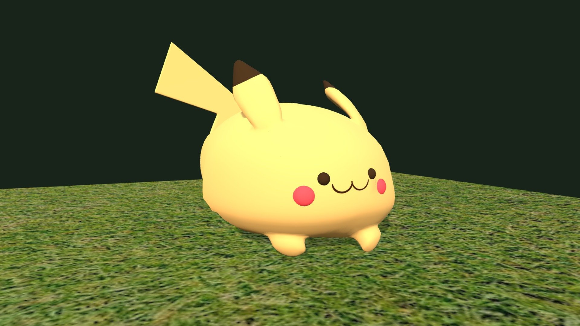 pikachu_walking - 3D model by Akiko.Tomiyoshi [ad28299] - Sketchfab