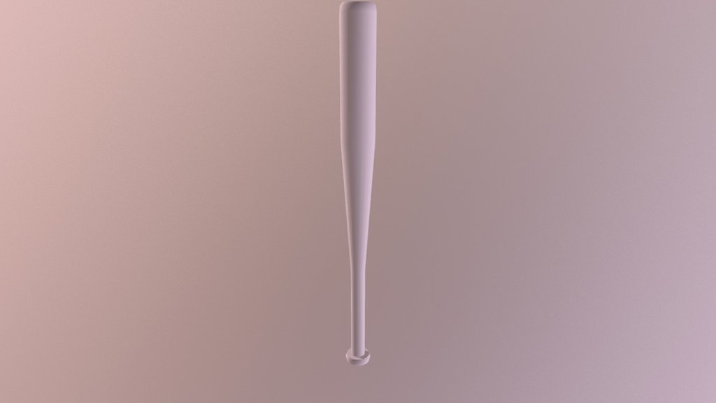 Low poly Baseball Bat - 3D model by Estevoo [ad28513] - Sketchfab