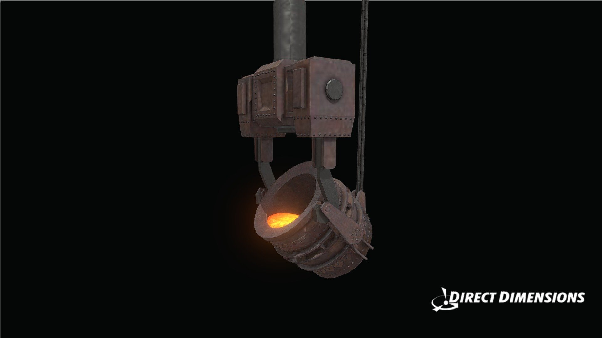 Steel Ladle - 3D model by Direct Dimensions (@dirdim) [ad2b6e6] - Sketchfab