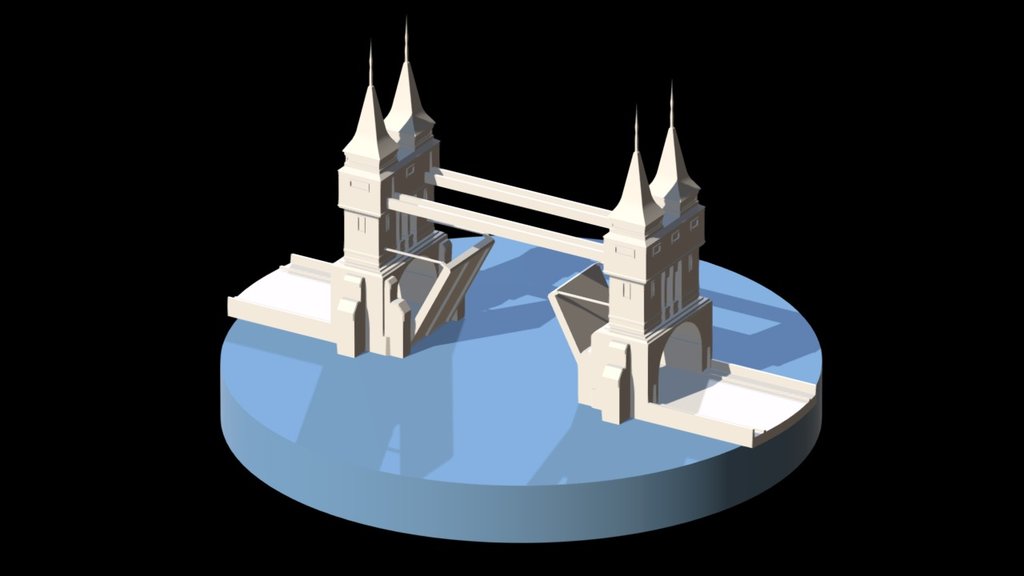 Low Poly Draw-Bridge - Download Free 3D model by Lite [ad2c465] - Sketchfab