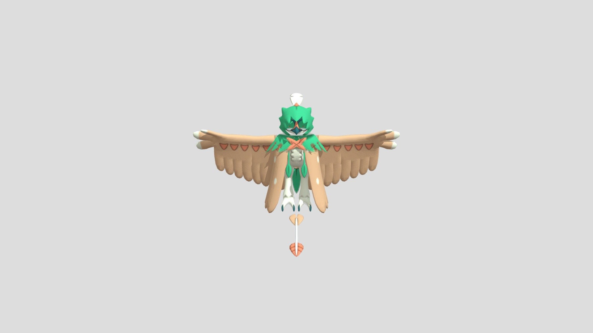 Decidueye - Download Free 3D model by nguyenlouis32 [ad2cb9b] - Sketchfab