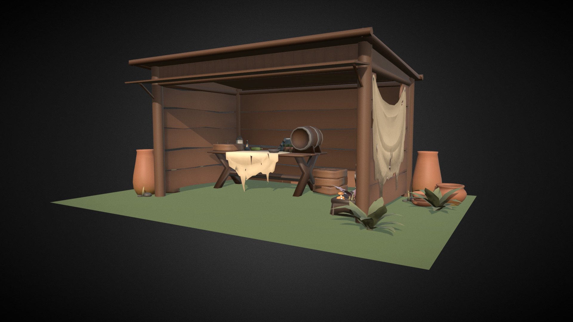 Shack - 3D model by Pectinodon (@Aerisopteryx) [ad2cd0a] - Sketchfab