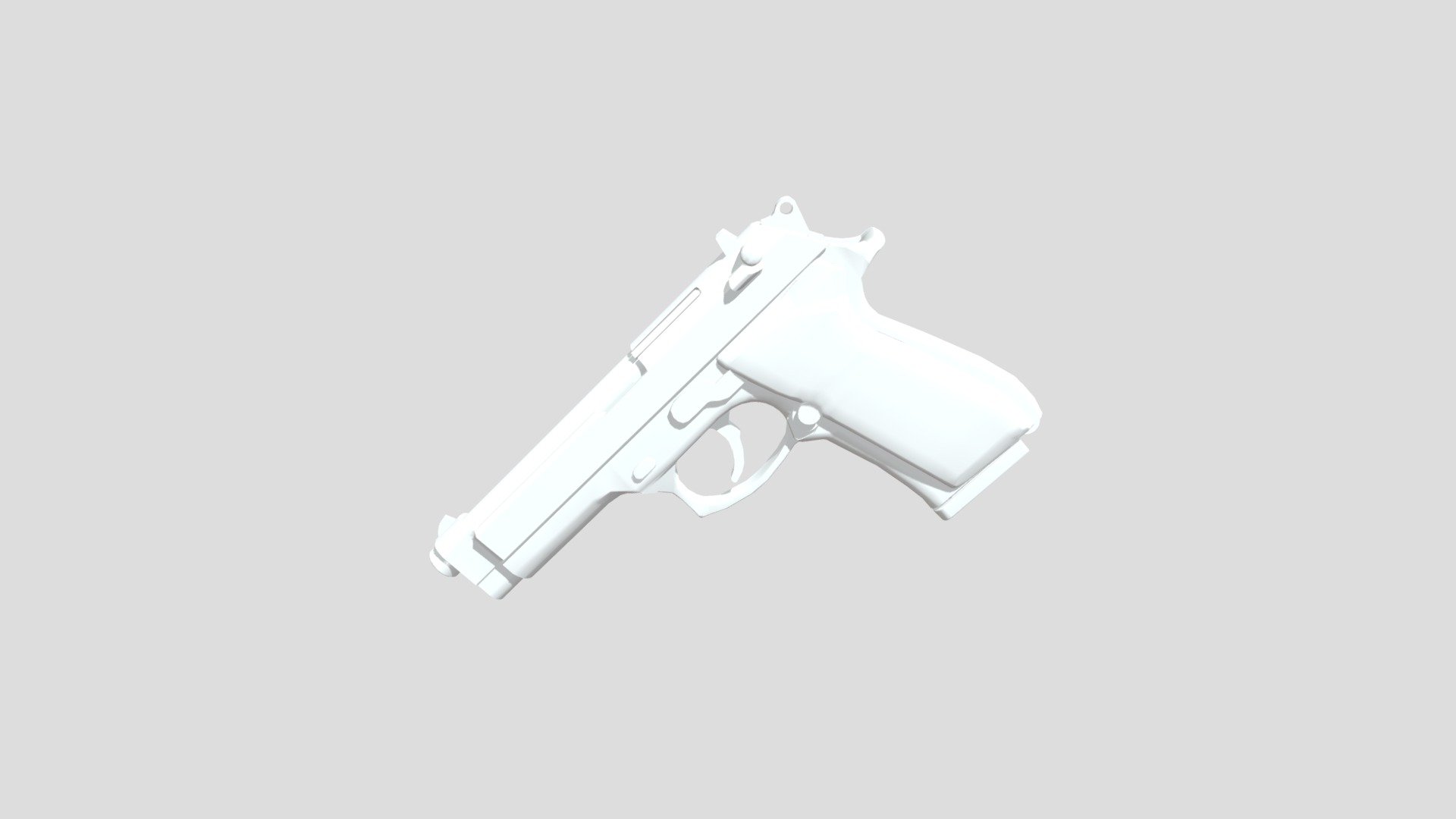 Brutal Doom VR Pistol - Download Free 3D model by Choc Gun (@Chocolate ...