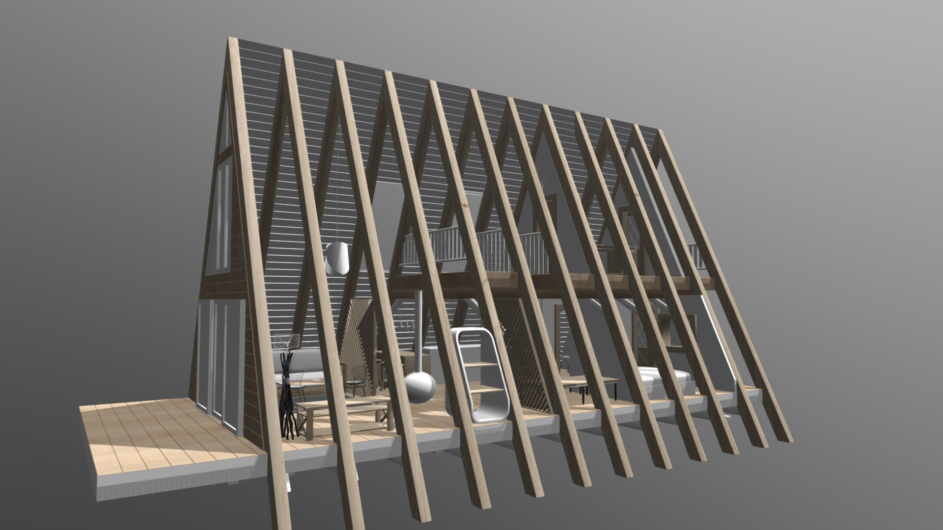 Wood_Cabin - 3D model by Vitor.GomesPT (@Vitor.Gomes1) [ad2f586 ...