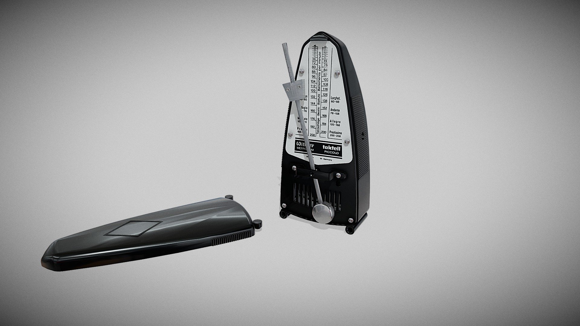 Metronome - Wittner Taktell Piccolo - 3D model by Krankjoran [ad30a99] - Sketchfab