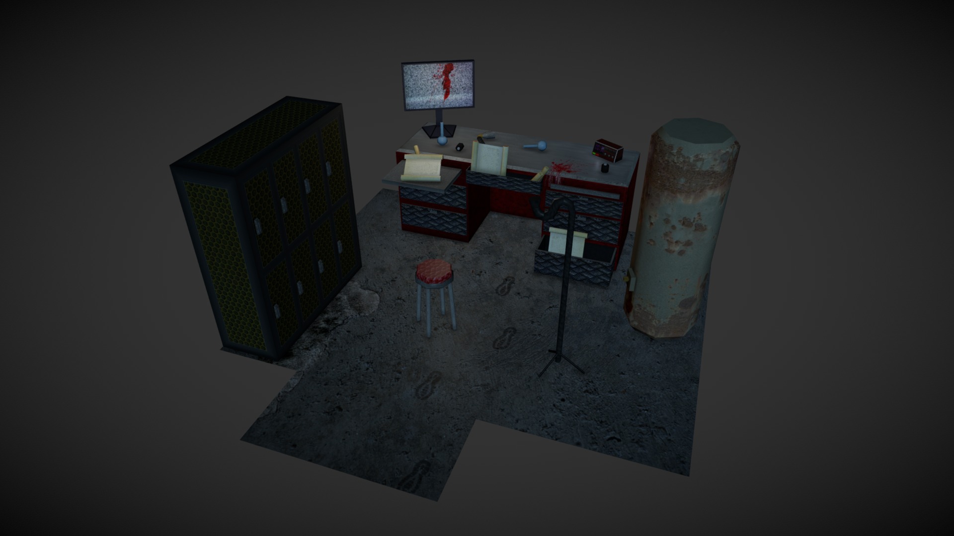 Research Desk - 3D model by T_Stott (@imaunicyclerider) [ad31e03 ...