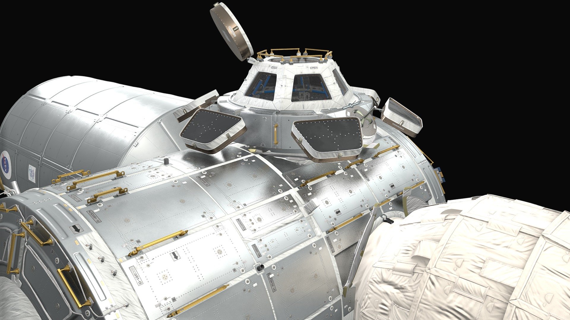 Node Three Tranquility - ISS - Buy Royalty Free 3D model by Joe-Wall ...